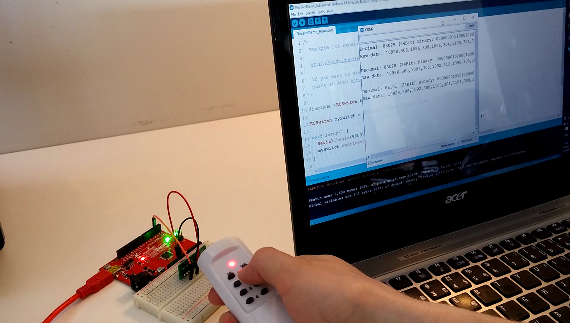 Introduction to Home Automation With Arduino and RF Signals! : 7 Steps ...