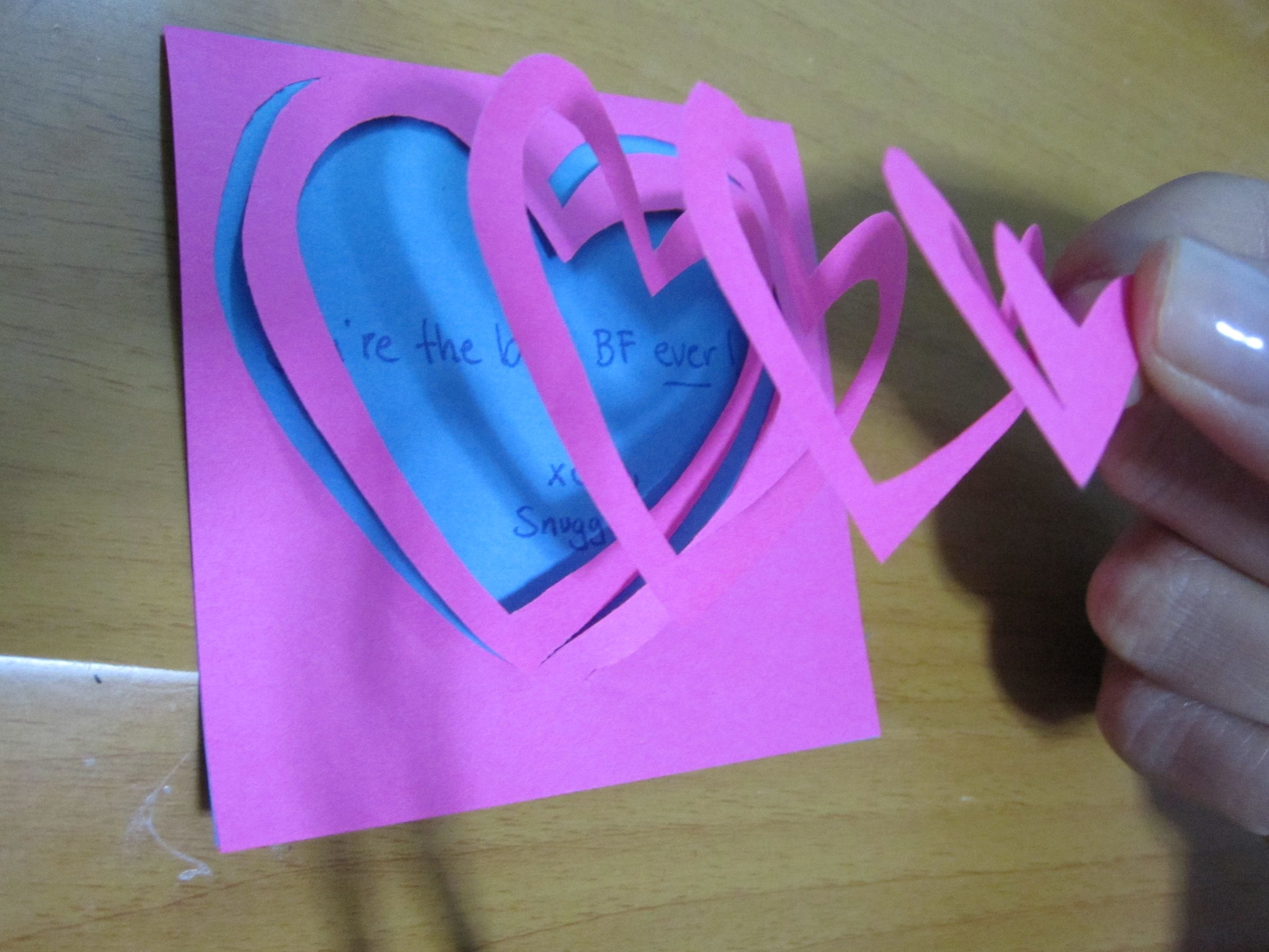 How to Make a Heart Pop-Up Love Post-it Note (easy) : 8 Steps (with ...