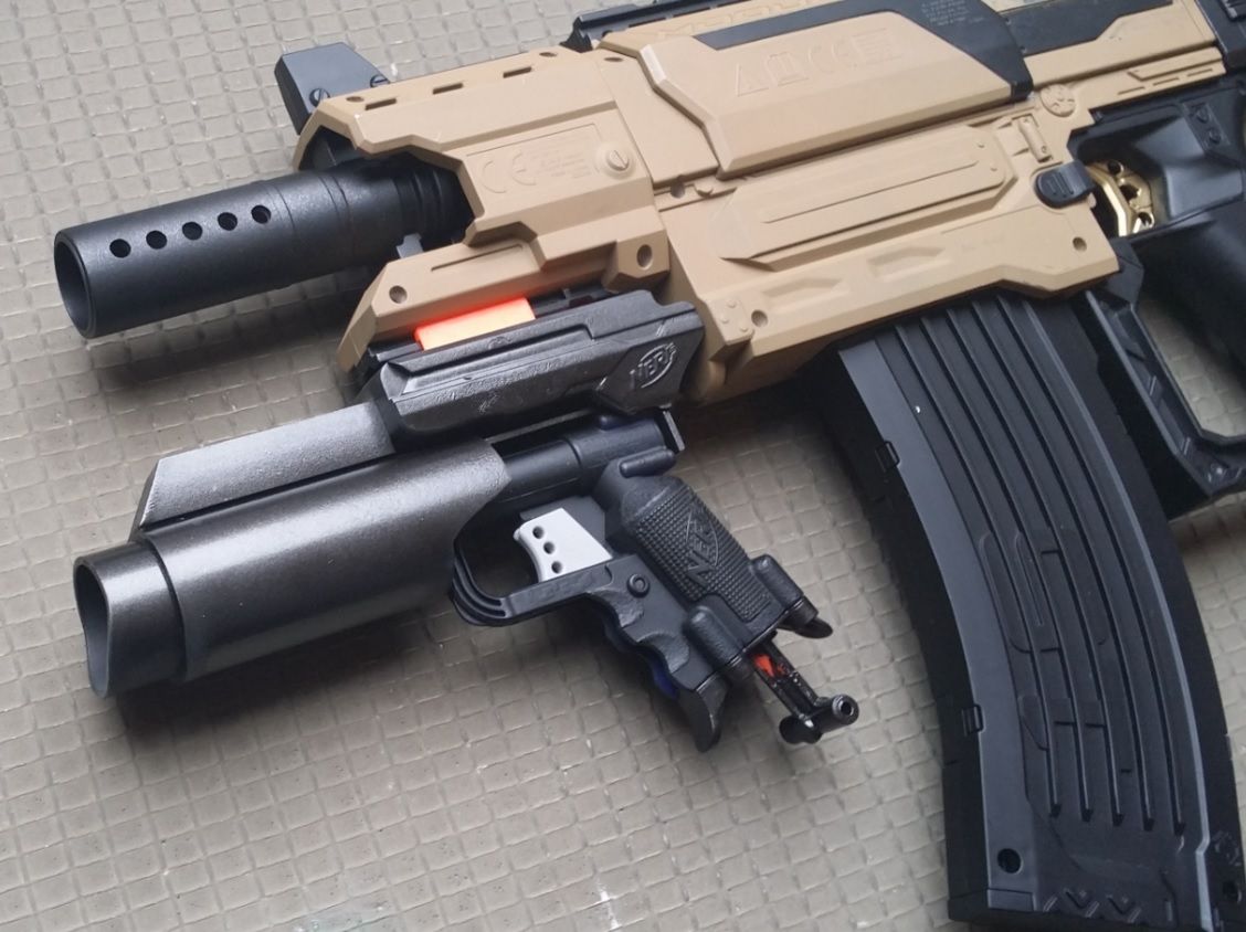 Nerf Grenade Launcher Attachment Classic Army M203 Airsoft Grenade