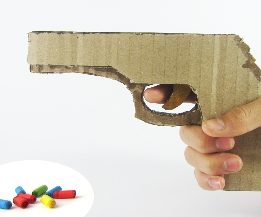 Cardboard Gun That Shoots Rubber Bands : 5 Steps - Instructables