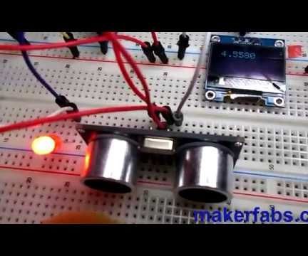 Arduino UNO With OLED Ultrasonic Range Finder and Visuino : 7 Steps ...