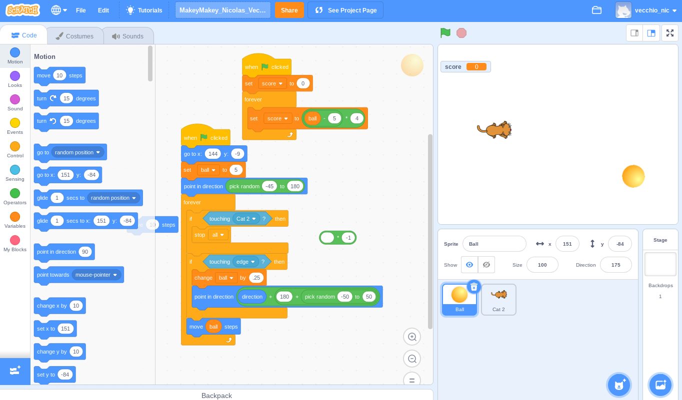 The Kitten and the Ball Game. Makey-Makey : 4 Steps - Instructables