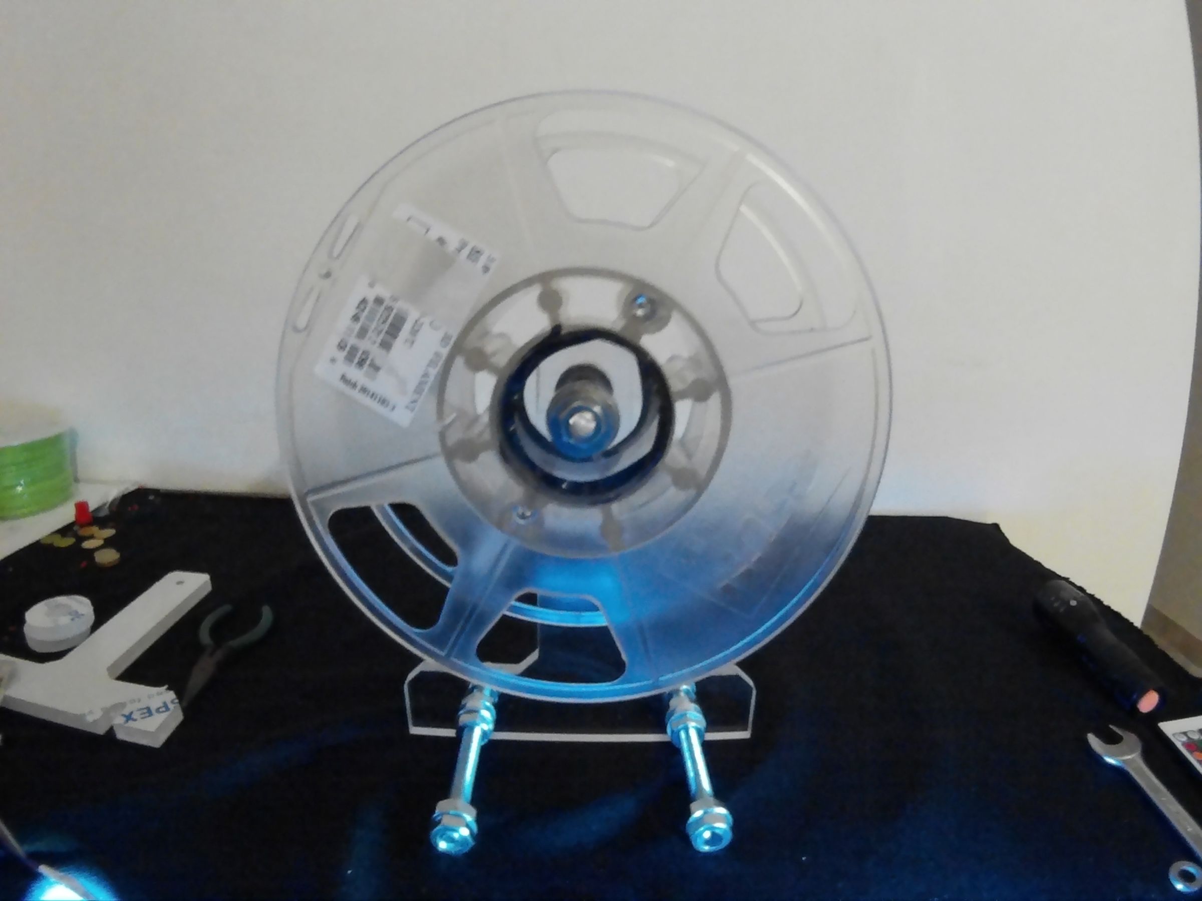 3D Printer Minimalist Filament Spool Holder : 9 Steps - Instructables