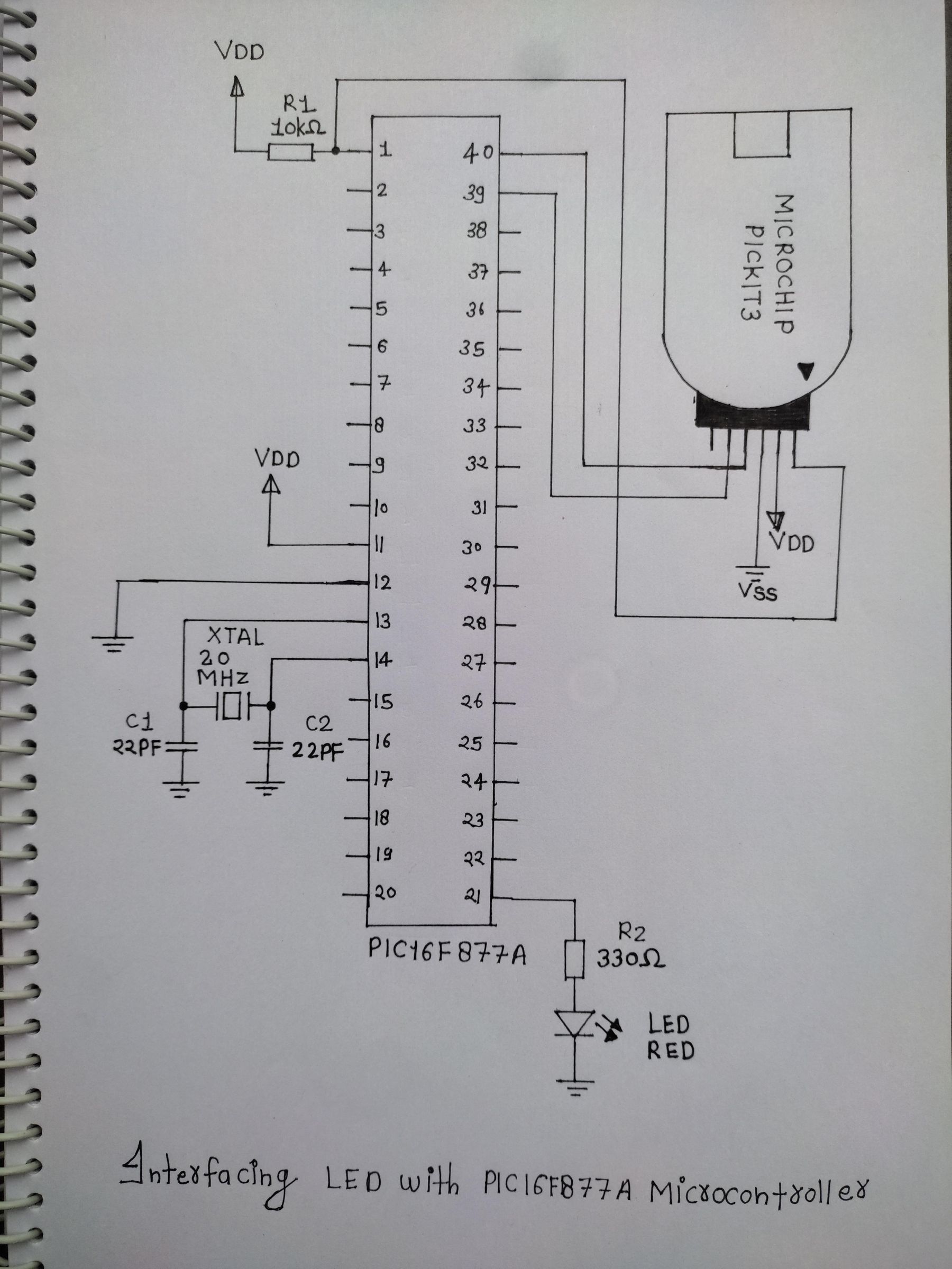 PIC16F877A LED Interfacing : 4 Steps (with Pictures) - Instructables