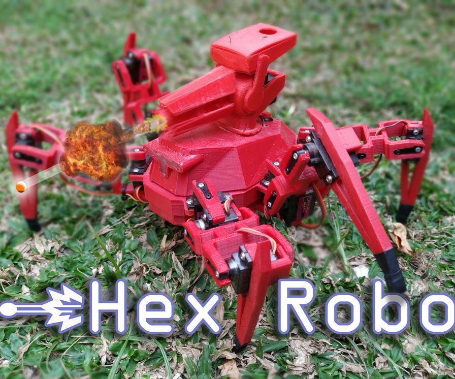 Hex Robo V1 (with Cannon) : 9 Steps (with Pictures) - Instructables