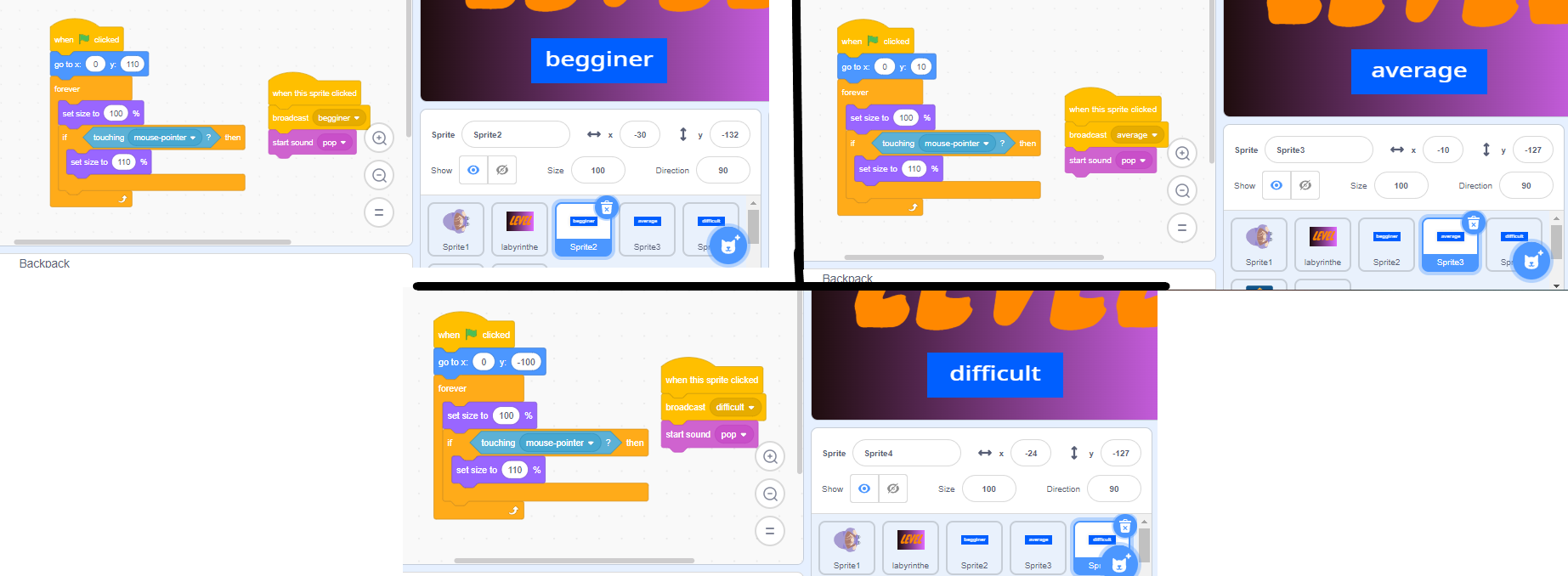 Coding a Maze Game With Scratch : 7 Steps - Instructables