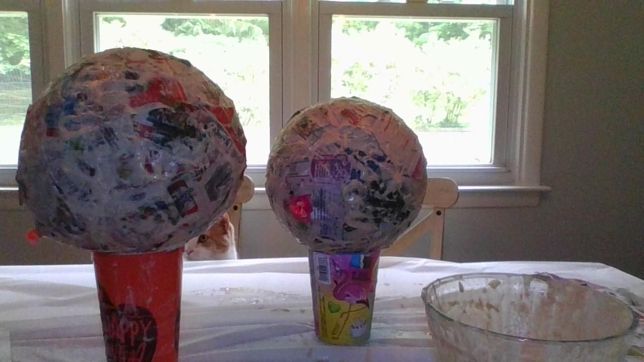 Giant Paper Mache Blueberry : 6 Steps - Instructables