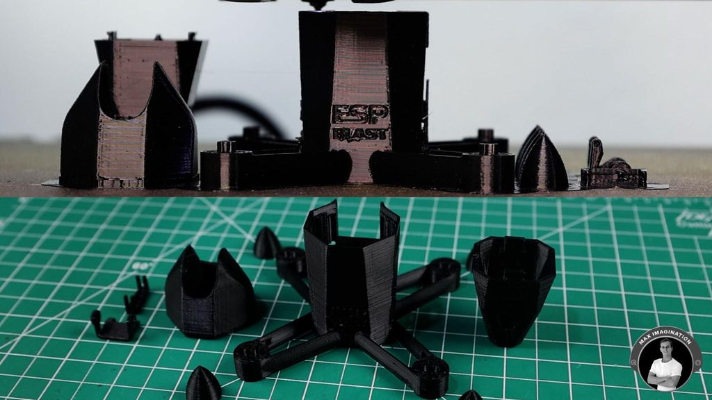 Build the Smallest ESP32 Brushless Rocket Drone | ESP-BLAST : 19 Steps ...