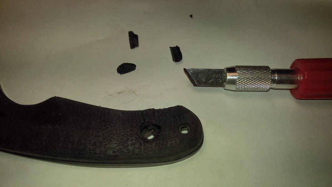 Making and Installing Wood Knife Scales for an Old Knife (full Tang ...