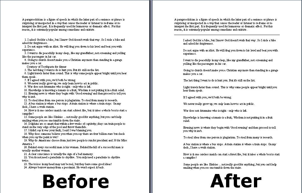 Quick Formatting With Notepad and Word : 8 Steps - Instructables