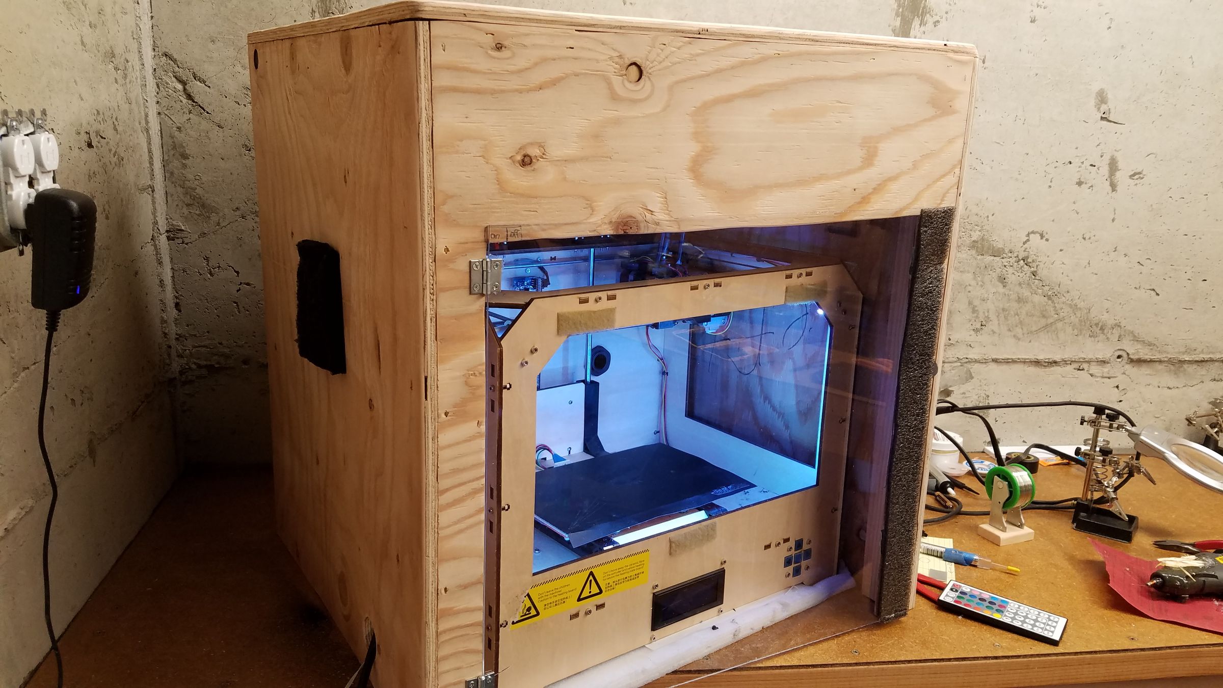 Inexpensive 3D Printer Fume Purification Enclosure : 12 Steps (with ...