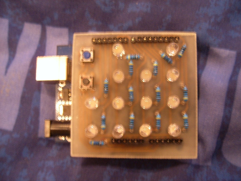 Arduino Powered Binary Clock 5 Steps With Pictures Instructables
