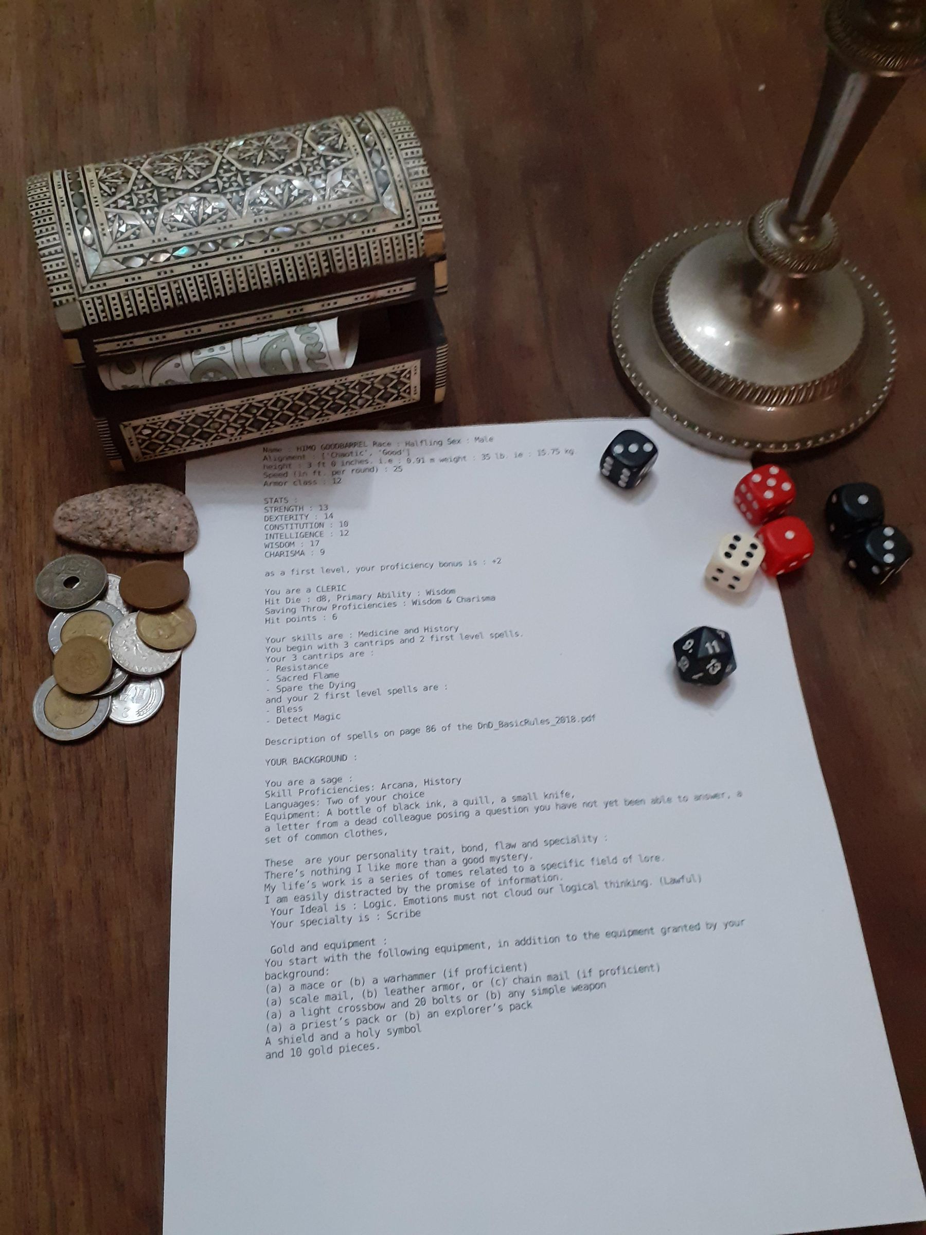 Create a DnD Character With Python3 : 4 Steps - Instructables