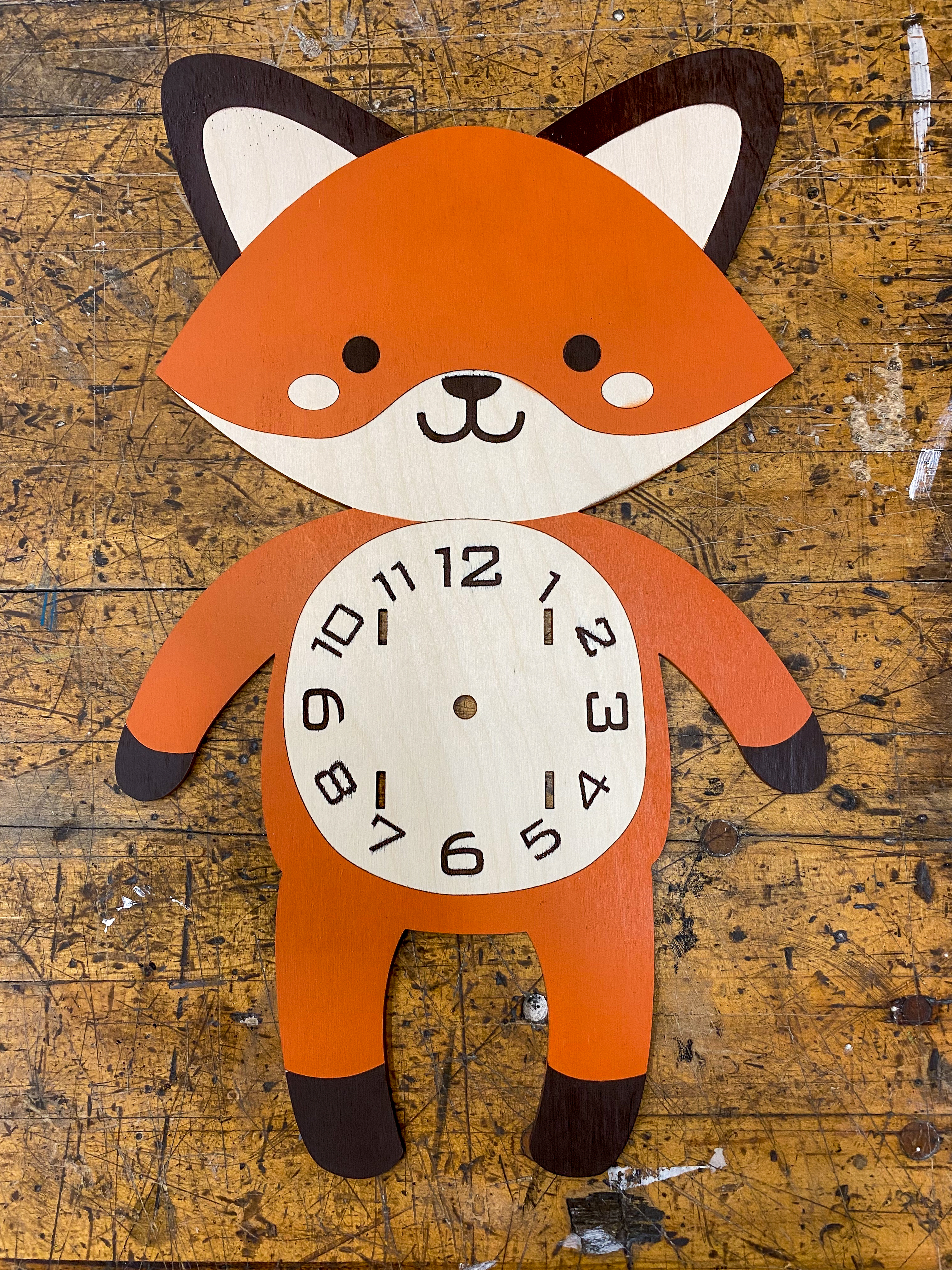 Kids Pendulum Fox Clock : 6 Steps (with Pictures) - Instructables
