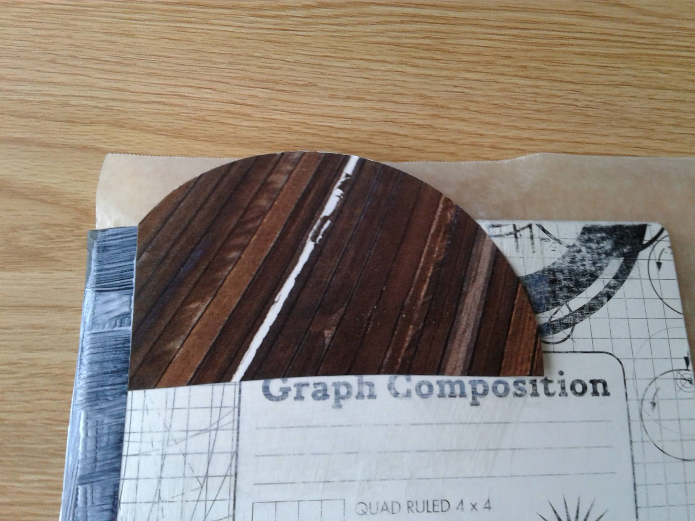 Decoupage Decorated Composition Book : 7 Steps (with Pictures ...