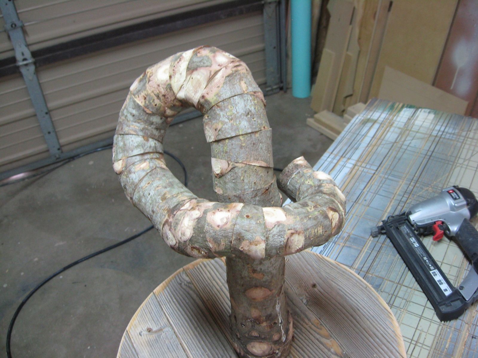 Knotted Tree Table (from Old Christmas Trees) : 10 Steps (with Pictures ...