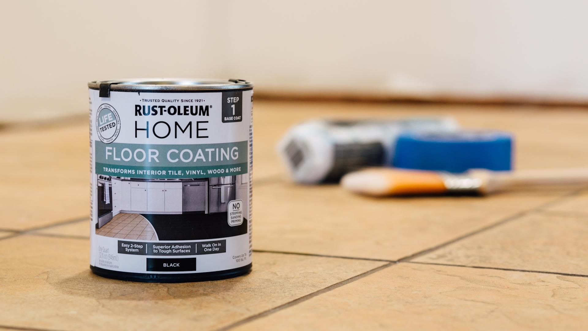 Update Old Floor Tile With Paint! : 6 Steps (with Pictures) - Instructables