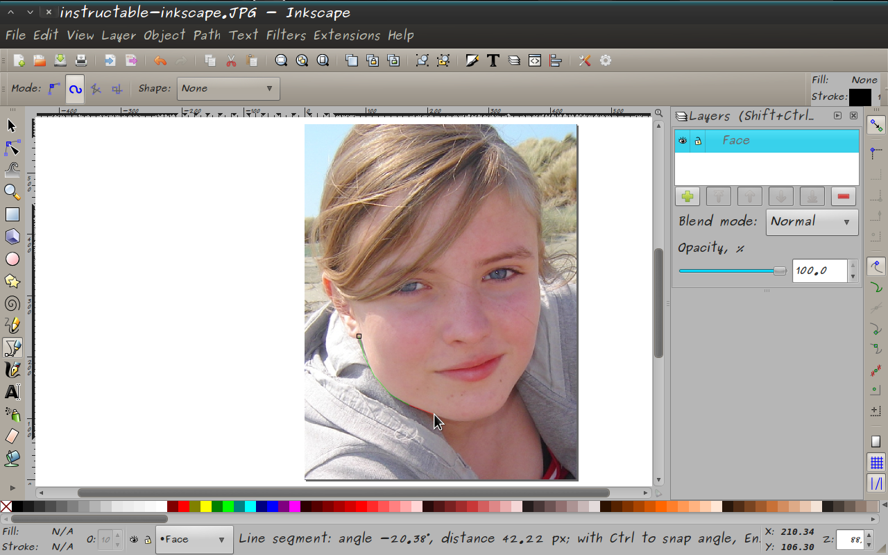 Drawing Vector Portraits on Inkscape : 13 Steps - Instructables