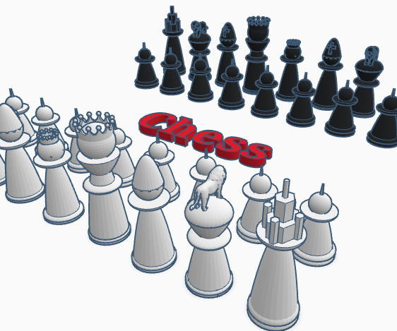 3d Design Chess Set : 5 Steps - Instructables