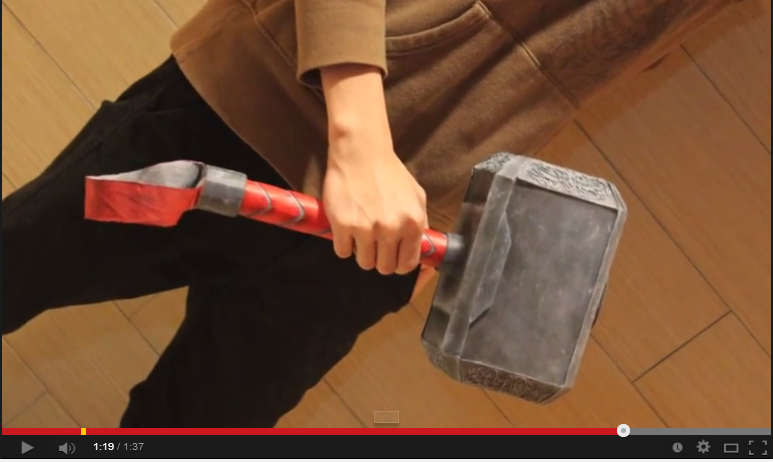 Simple Cardboard Thor Hammer : 8 Steps - Instructables