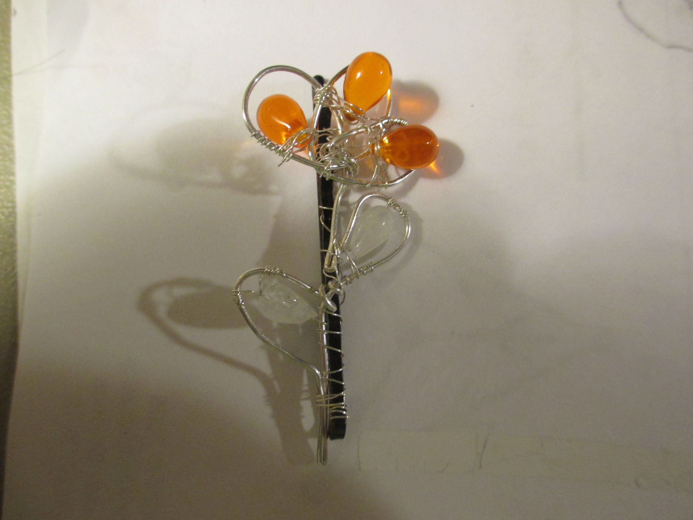How to Wire Wrap a Flower Hairpin : 14 Steps - Instructables