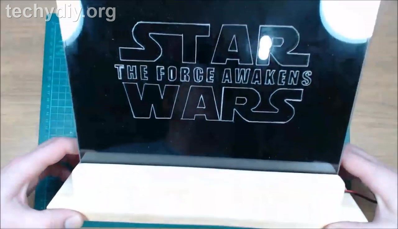 STAR WARS LED EDGE LIT SIGN : 8 Steps (with Pictures) - Instructables
