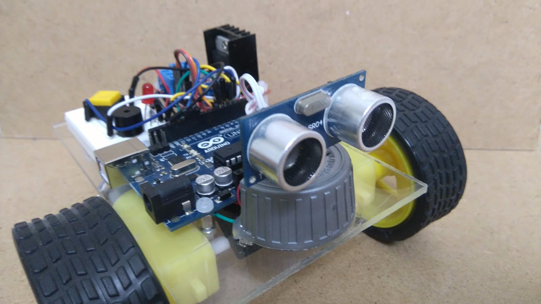 Arduino Obstacle Avoiding Robot 7 Steps With Pictures Instructables