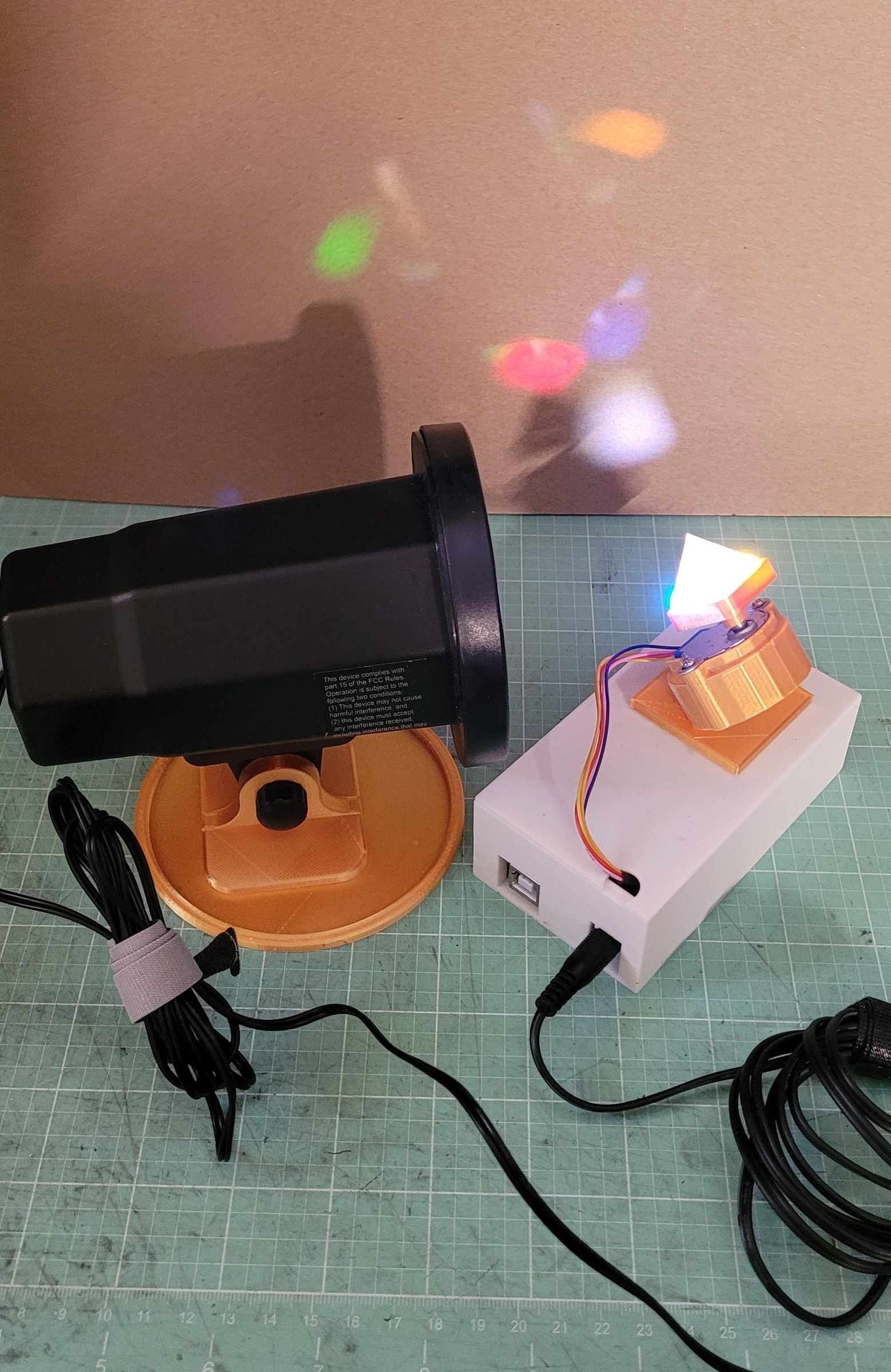 Rainbow Light Refraction Machine: Explore the Spectrum With Arduino ...