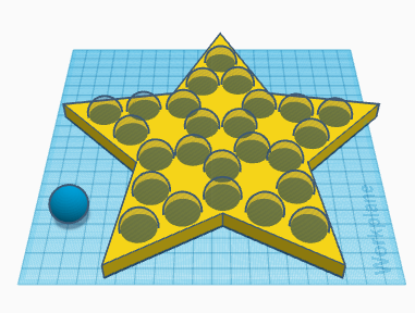 Star Shaped Board Game Made in Tinkercad : 4 Steps - Instructables