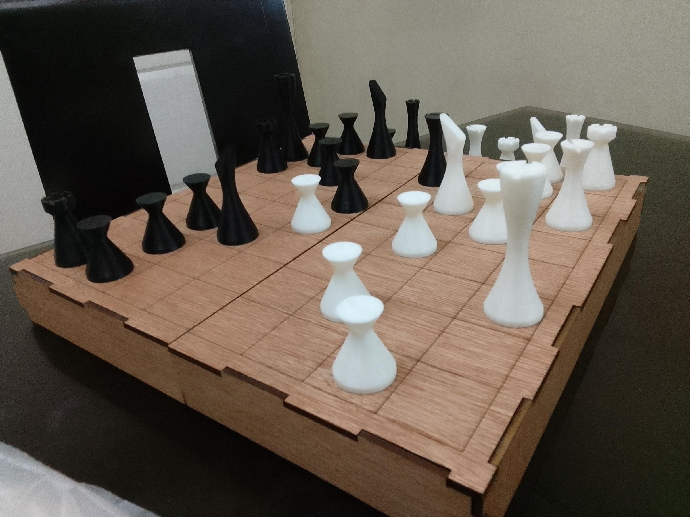 Chess Craft / Combine 2D Laser Cutting and 3D Printing : 11 Steps ...