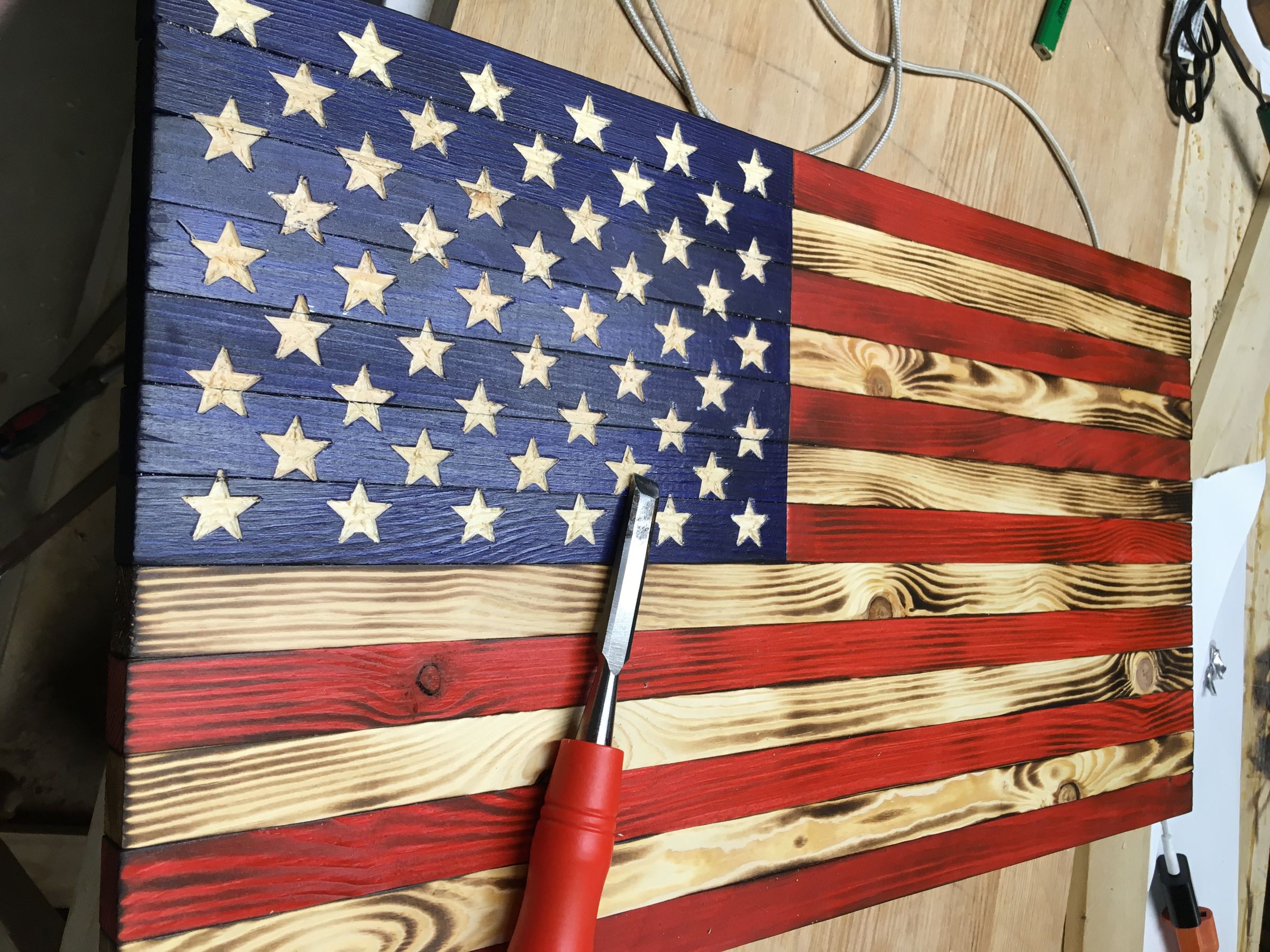 Wooden American Flag : 6 Steps - Instructables