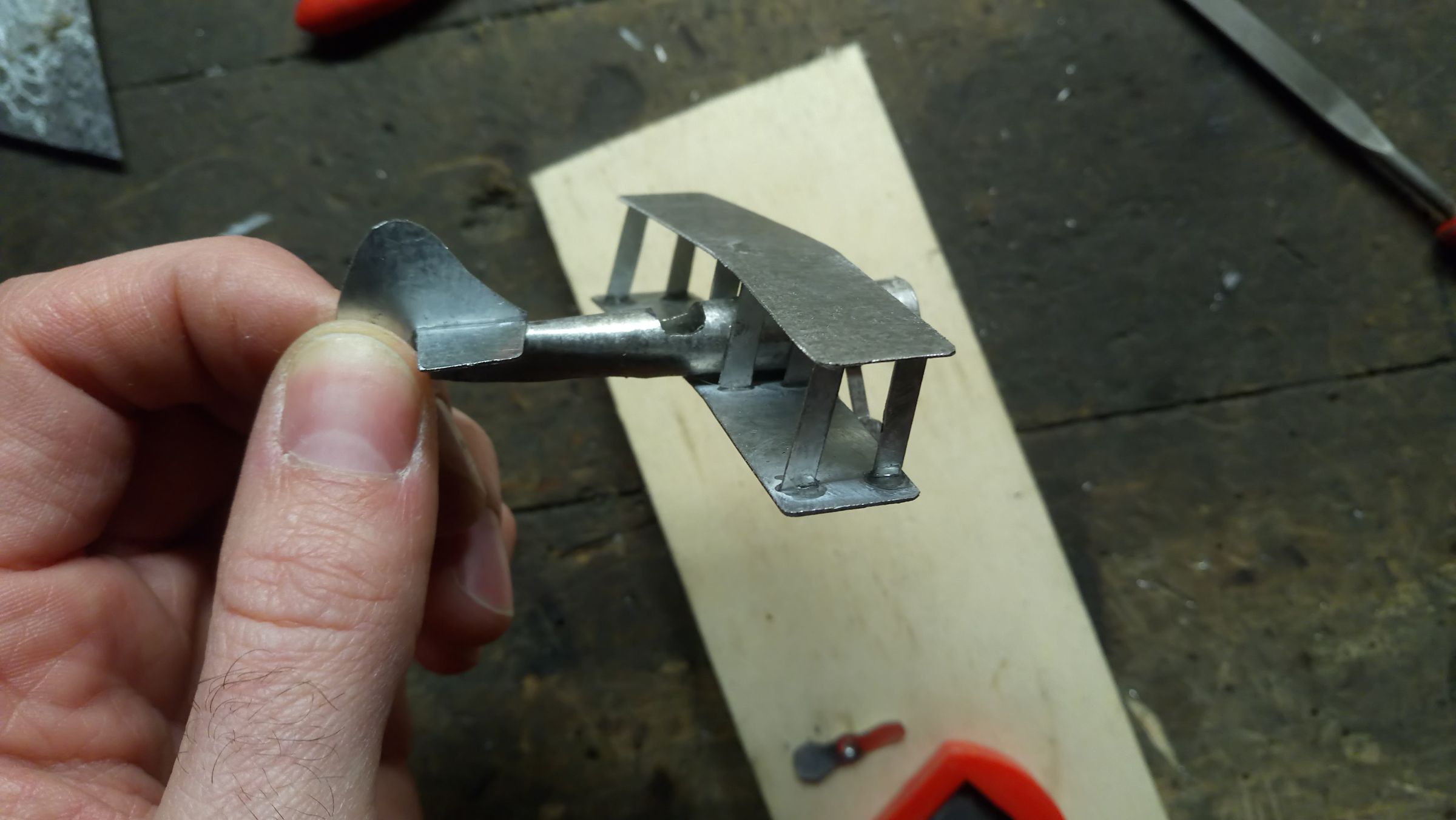 A Tiny Metal Biplane : 11 Steps (with Pictures) - Instructables