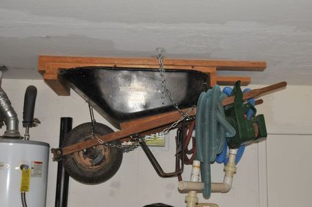 Hang Your Wheelbarrow on the Wall or From the Ceiling : 7 Steps (with ...