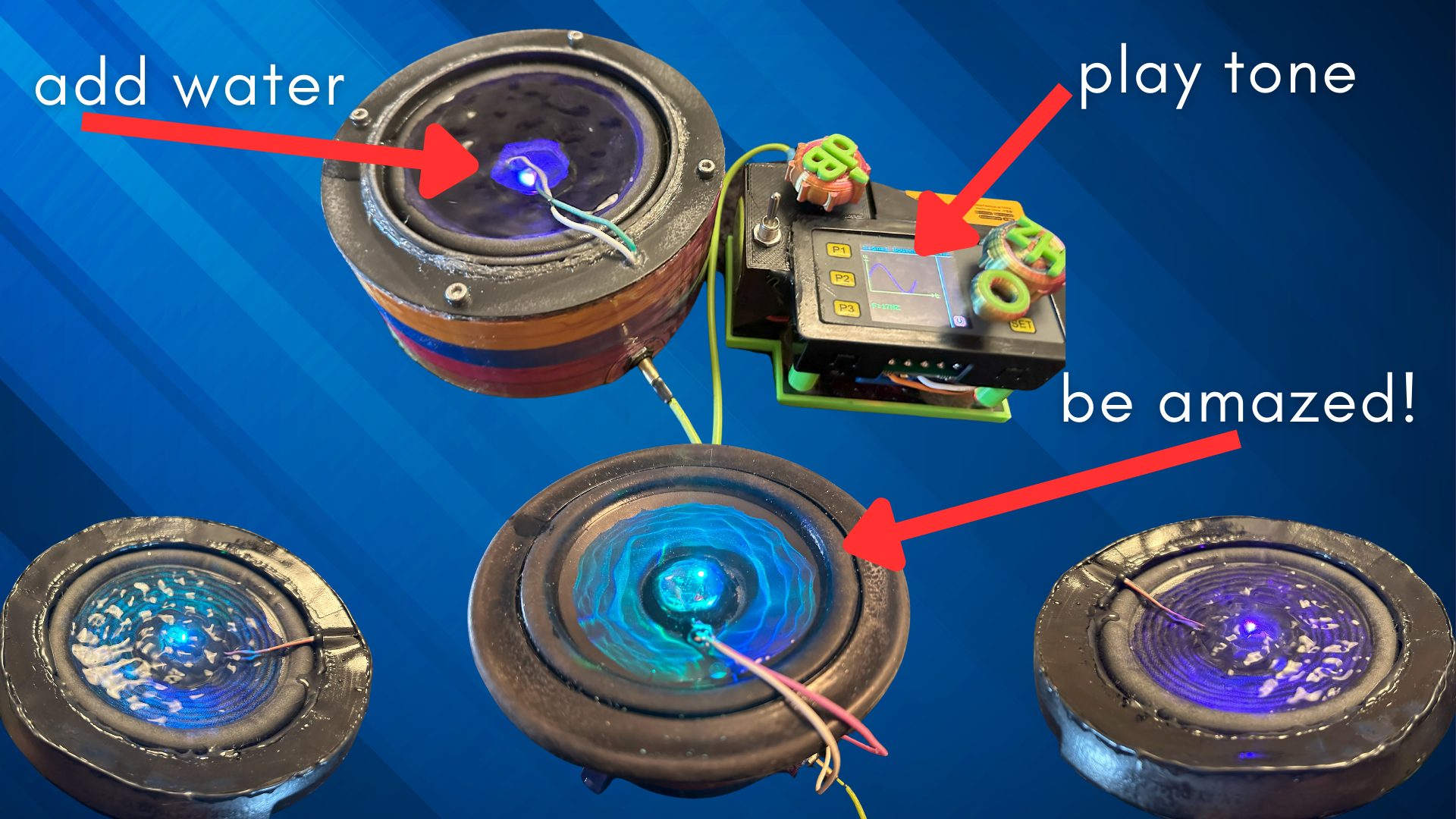 Classroom-Ready Modular Cymatics Experiments Rig : 18 Steps (with ...