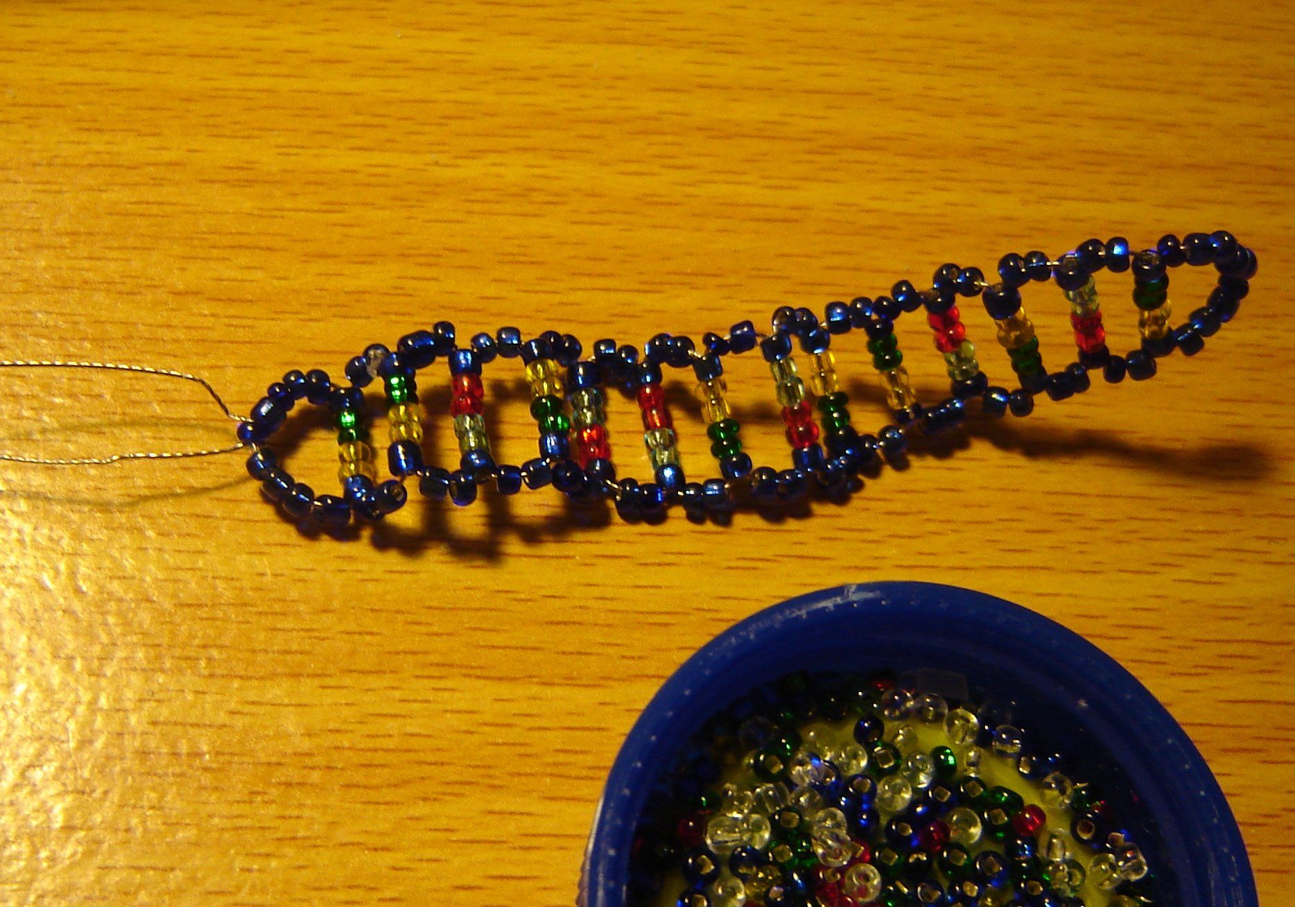 The Double Helix -Glass Bead DNA Model V2.0 : 6 Steps (with Pictures ...