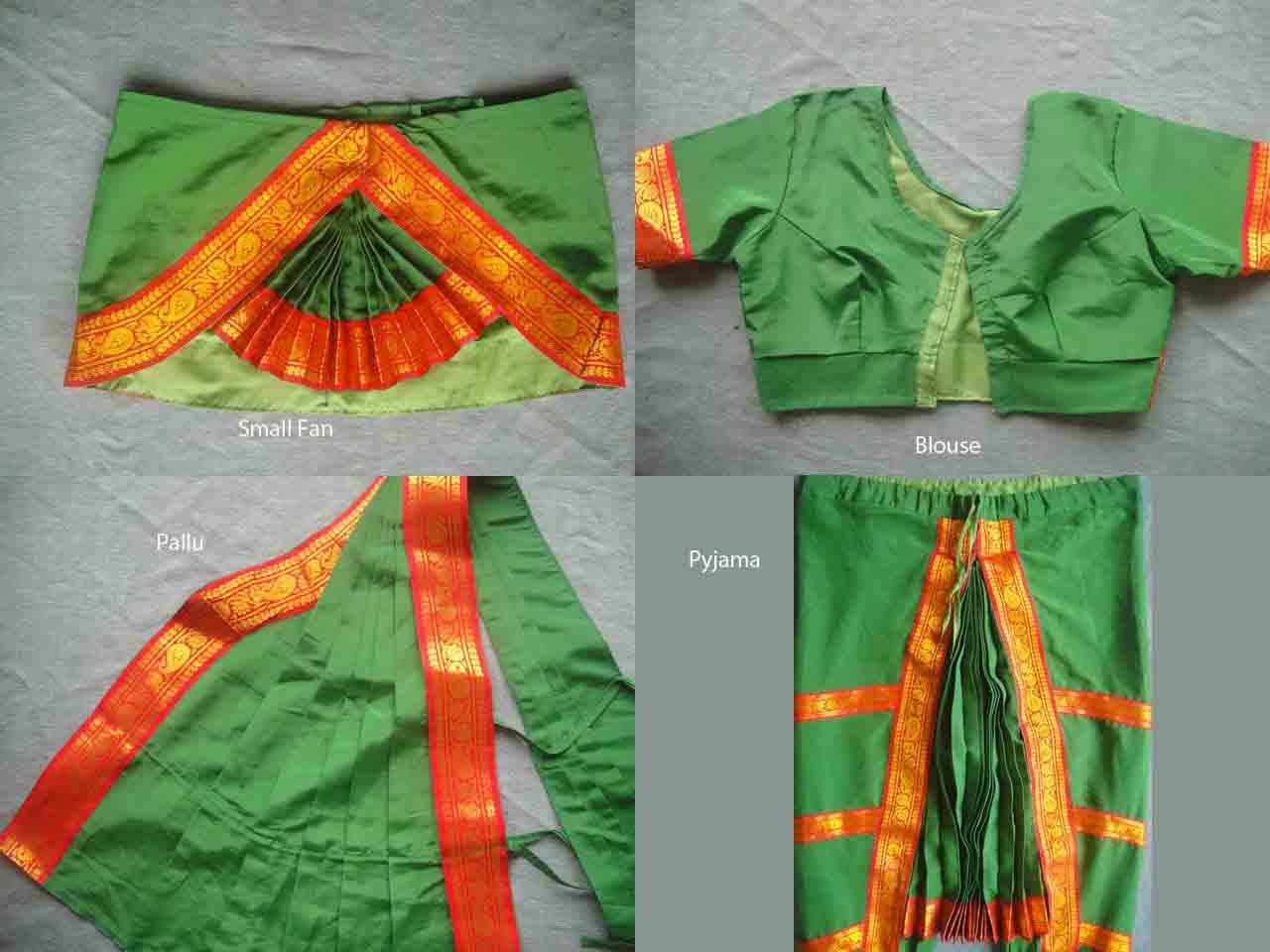 How to Wear a Bharatanatyam Dance Dress : 12 Steps (with Pictures ...