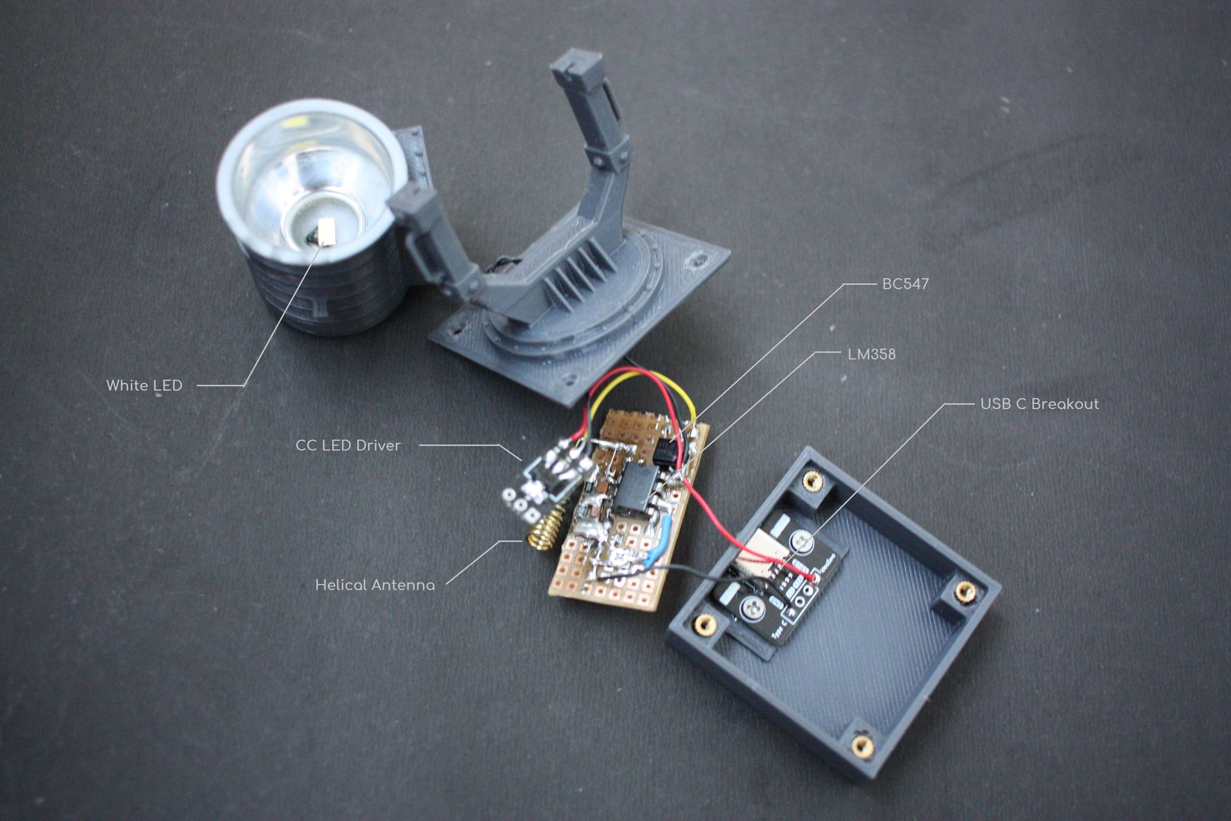 Miniature Bat Signal - Incoming Call Indicator : 5 Steps - Instructables