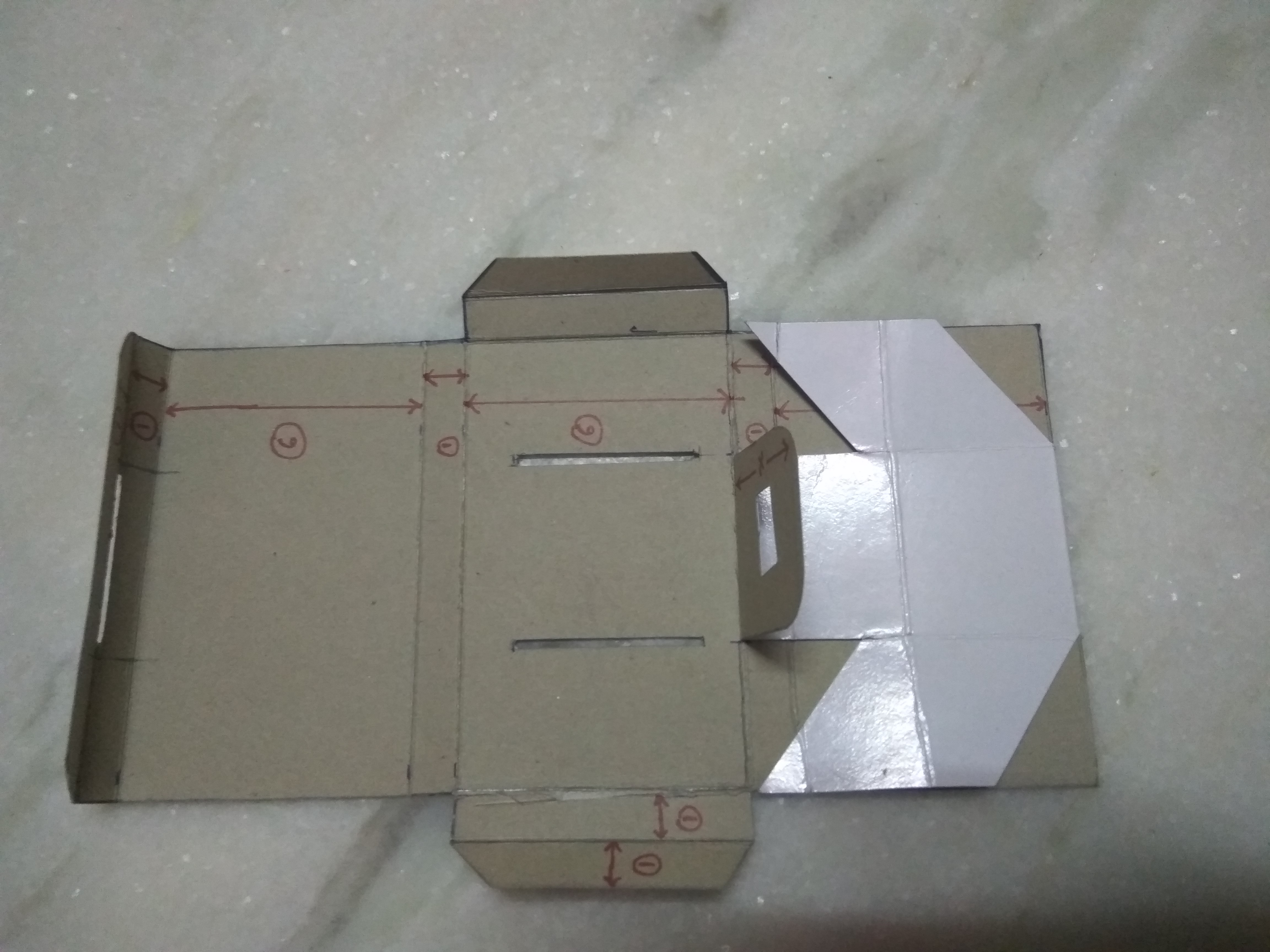 School Bag Study Table From Waste Carton Box : 12 Steps (with Pictures ...