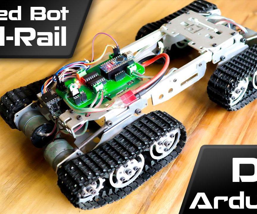 Arduino Tracked Robot Using Hc12 Wireless Module 5 Steps Instructables