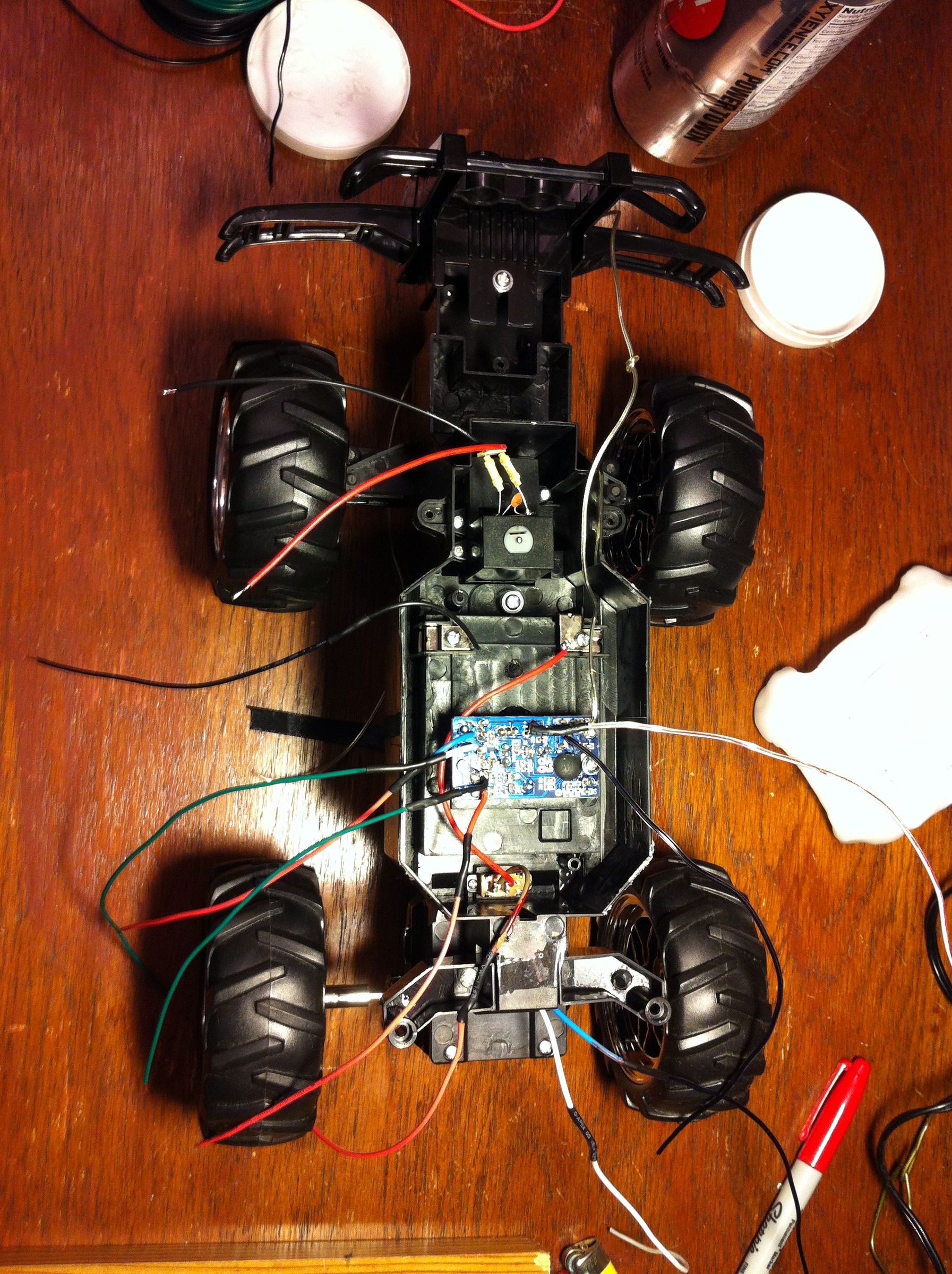 RC Truck to Arduino Robot W/ Multiple Sensors : 10 Steps - Instructables