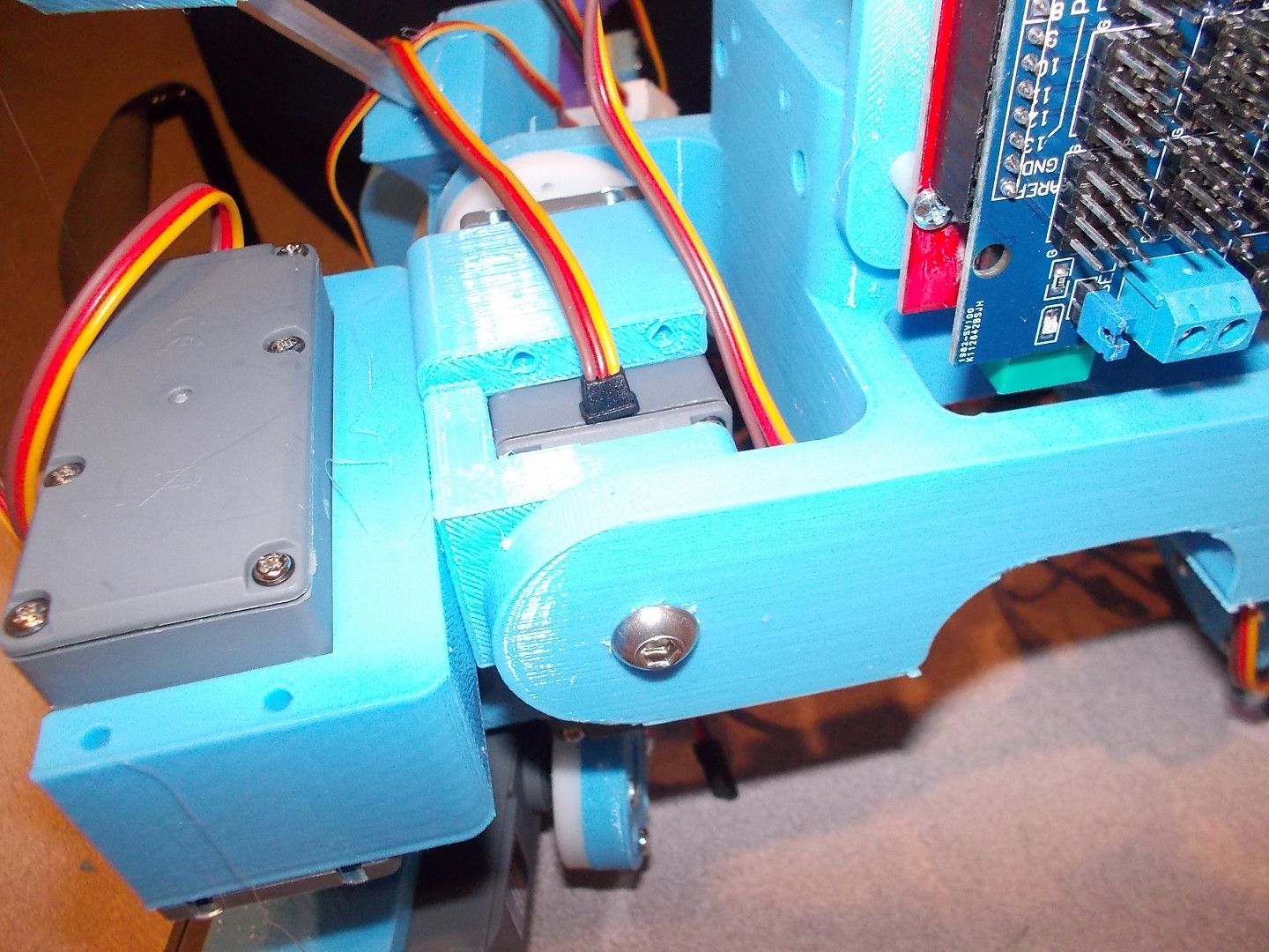 ASPIR: Full-Size 3D-Printed Humanoid Robot : 80 Steps (with Pictures ...