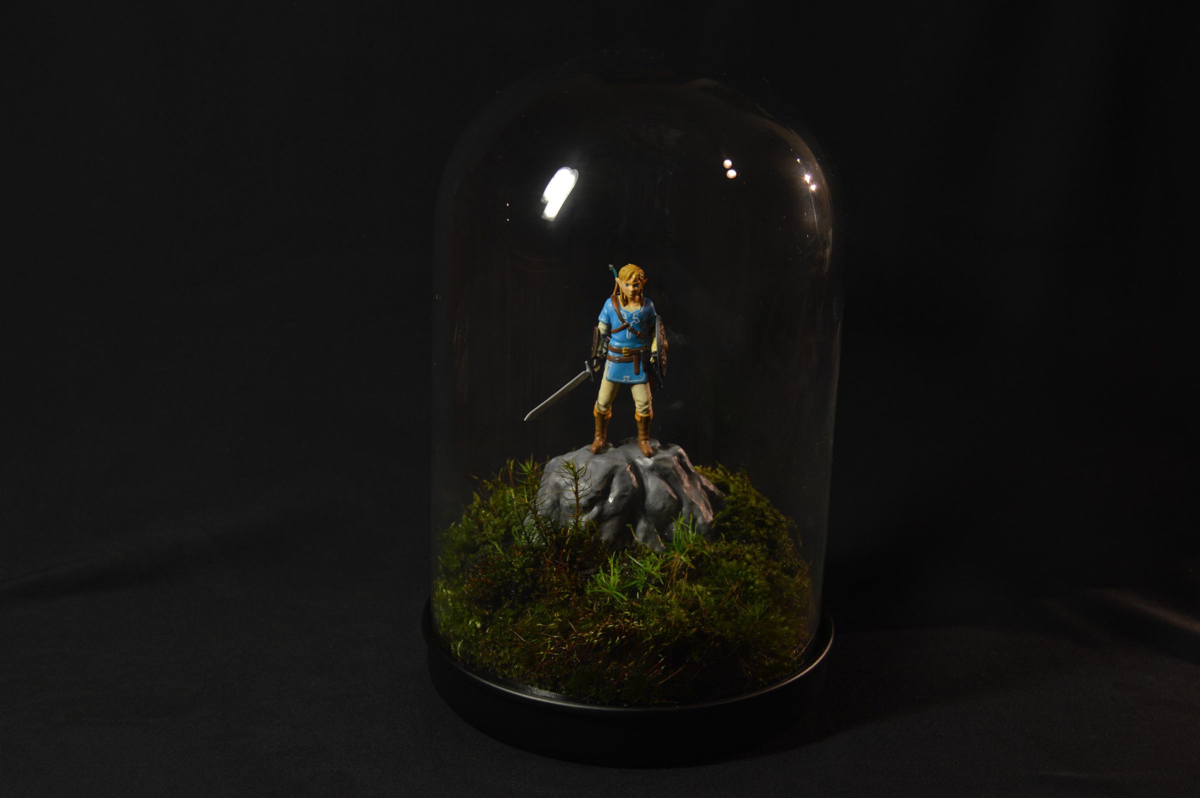 The Legend of Zelda - Moss Terrarium Using IKEA Glass Dome : 16 Steps ...