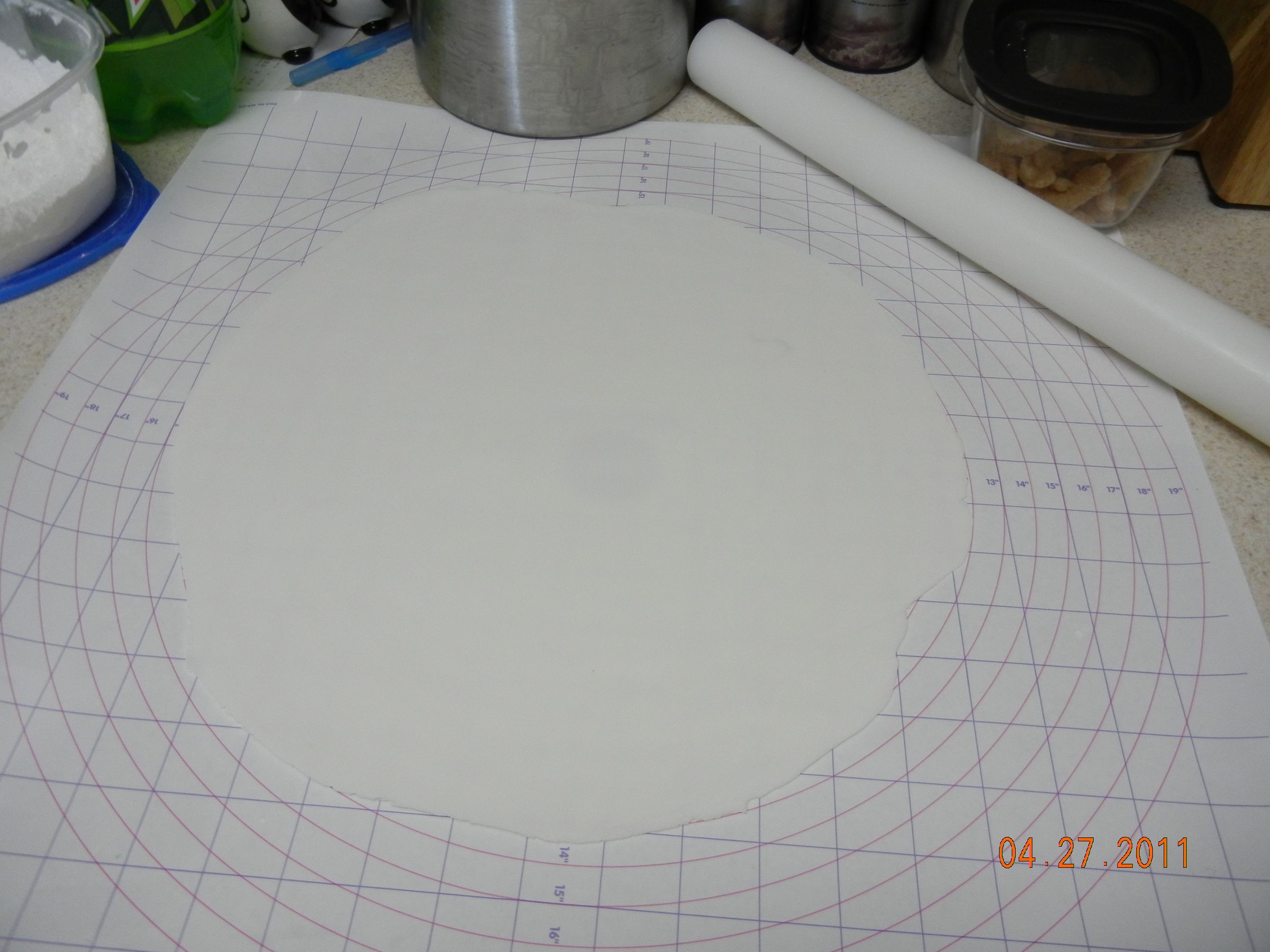 Basic Fondant Cake : 5 Steps (with Pictures) - Instructables