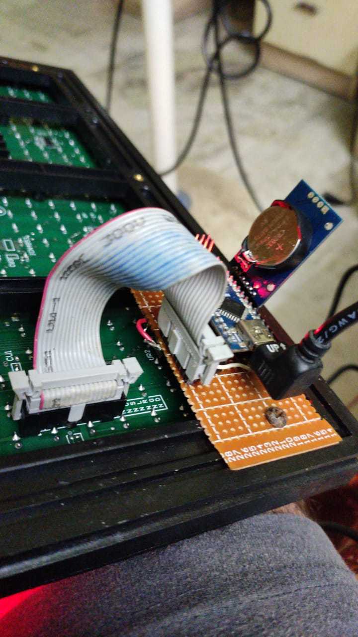 P10 Dmd Display With Arduino And Rtc Ds3231 4 Steps With Pictures