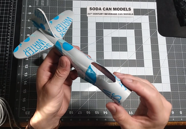 How to Make a DIY Homemade Soda Can Airplane With Recycled Aluminum ...