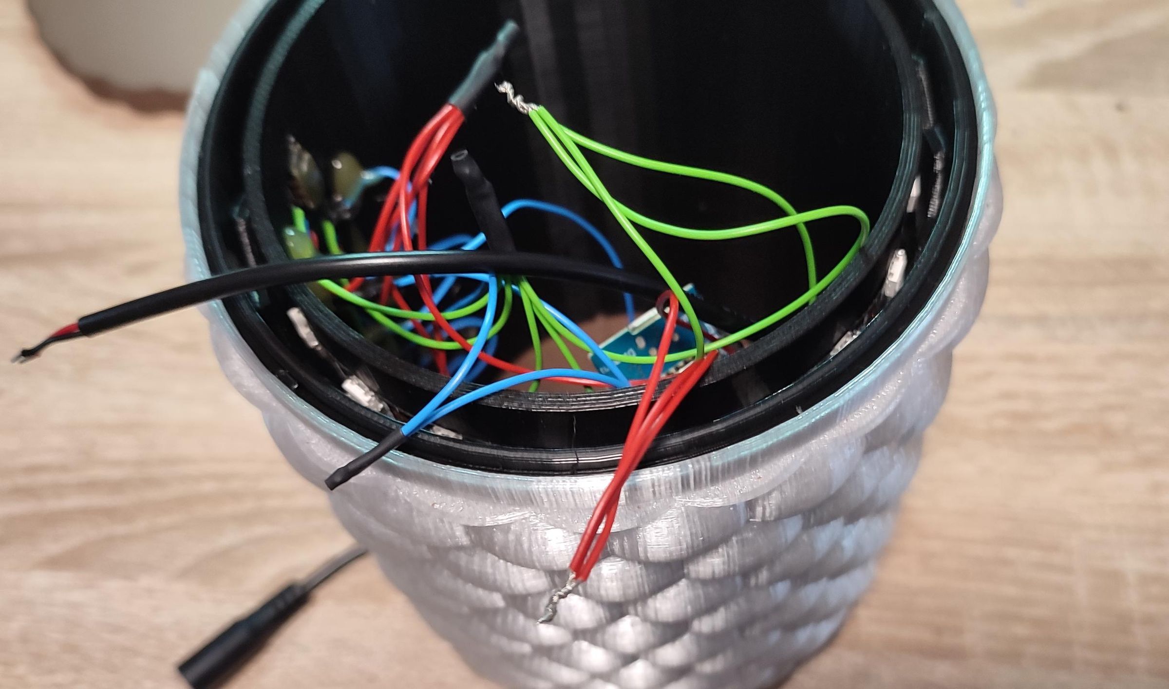 An Eye-Catching 3D Printed Hexagonal Cells LED Lamp : 4 Steps (with ...