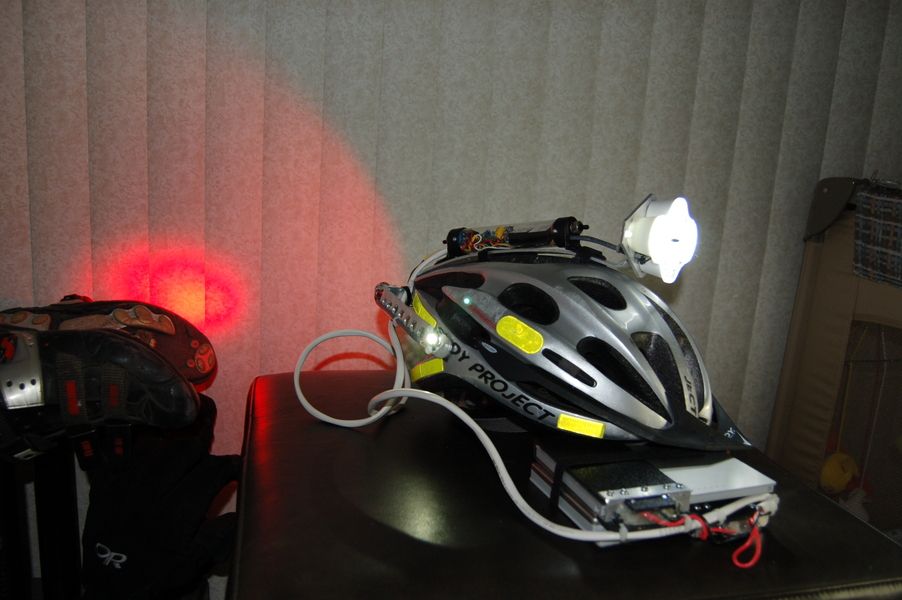 Commuting and Trail Riding Bicycle Helmet Lighting Solution... : 7 ...