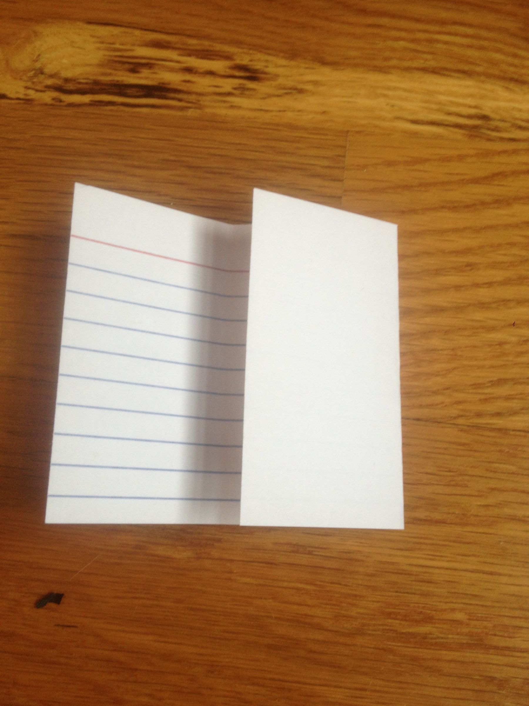Origami Today From a Notecard : 5 Steps - Instructables