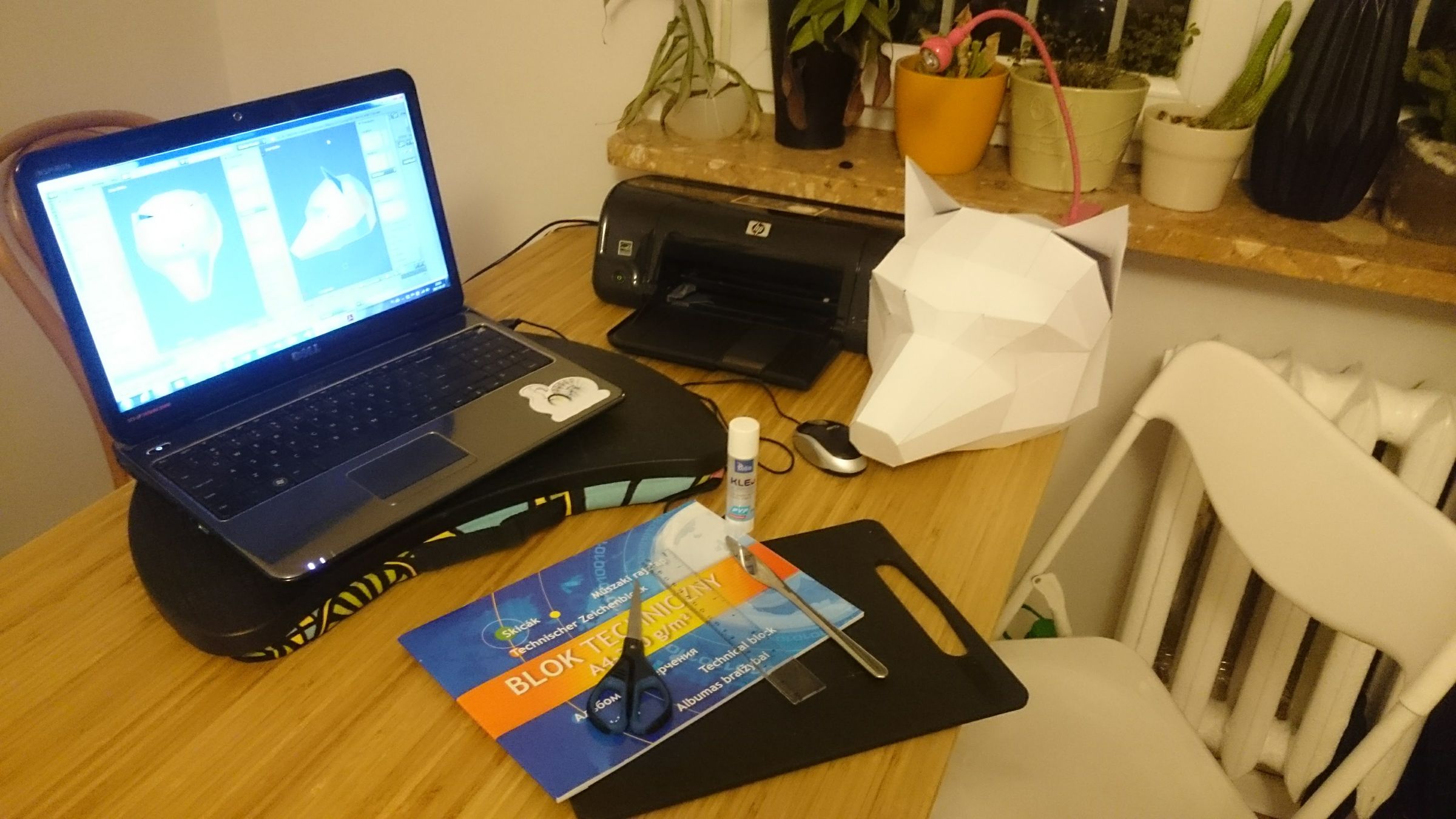 Papercraft Low Poly Wolf Mask : 6 Steps (with Pictures) - Instructables