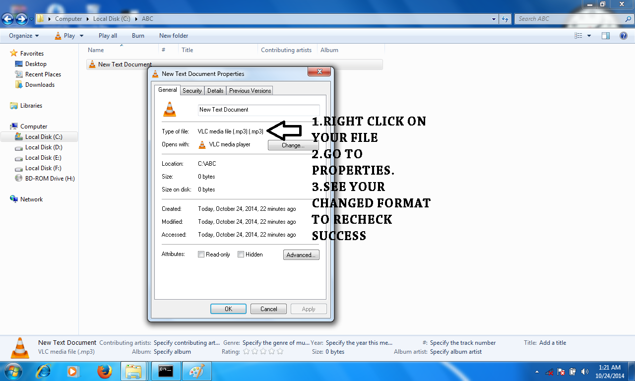 How to Change File Format Through CMD : 7 Steps - Instructables